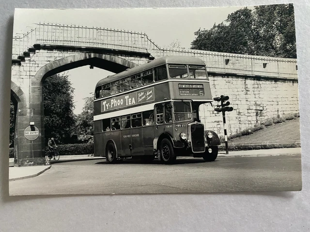 BUS PHOTO ROUGIER Street York Double Decker K6B ECW Body West Yorkshire ...