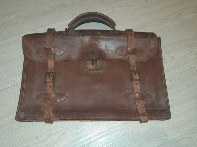 RARE SACOCHE US Air Force WW2 en cuir - Original - WWII USAAF Leather ...