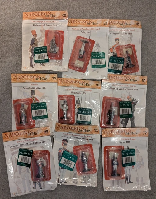 DEL PRADO NAPOLEON At War Figures X9 New Sealed With Magazine Job Lot ...