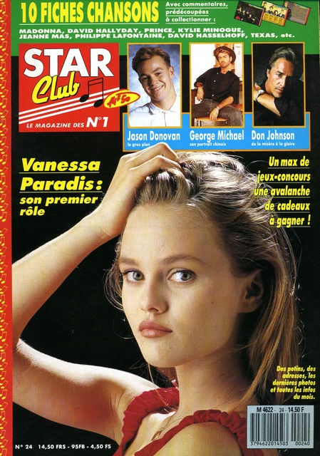 MAGAZINE STAR CLUB n°24, Vanessa PARADIS, MELODY, Jeanne MAS, Paul ...