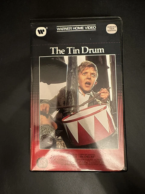 THE TIN DRUM VHS Sealed! Warner Clamshell! Brand New! SUPER RARE! MINT ...