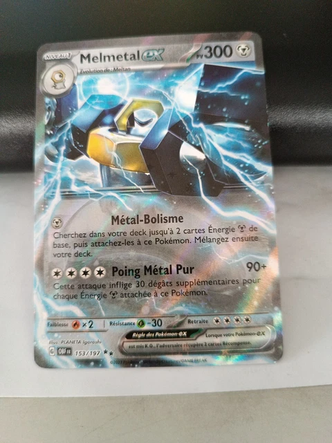 CARTE POKÉMON - MELMETAL EX 153/197 FR CARTE NEUVE EUR 6,00 - PicClick FR