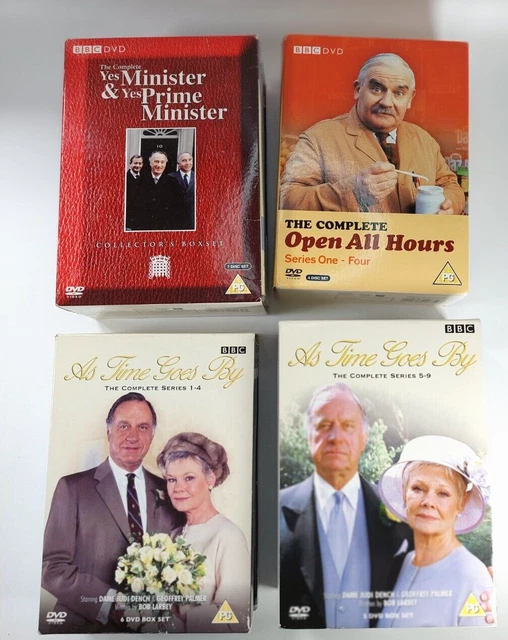 BUNDLE OF BBC Sitcom Boxset DVDs Yes Minister, As Time Goes By, Open ...