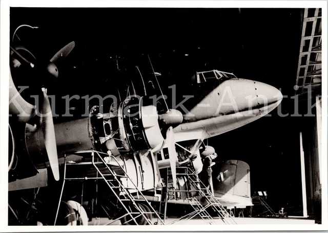 B584 FOTO WEHRMACHT Archiv Repro Luftwaffe Flugzeug Fw200 Condor KG40 ...