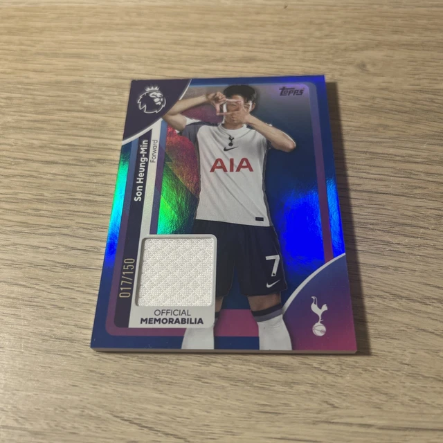 SON HEUNG- MIN Patch 17/150 Topps 2026 Premier League £42.28 - PicClick UK