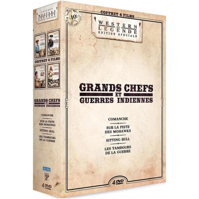 LES GRANDS CHEFS et guerres Indiennes COFFRET DVD NEUF EUR 46,97 ...
