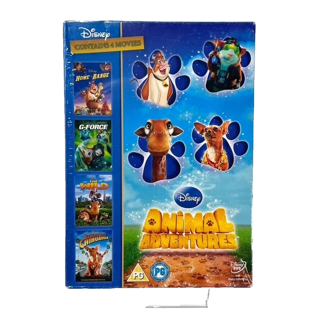 DISNEY ANIMAL ADVENTURES 4 DVD Movie Box Set 4 Great Family and ...