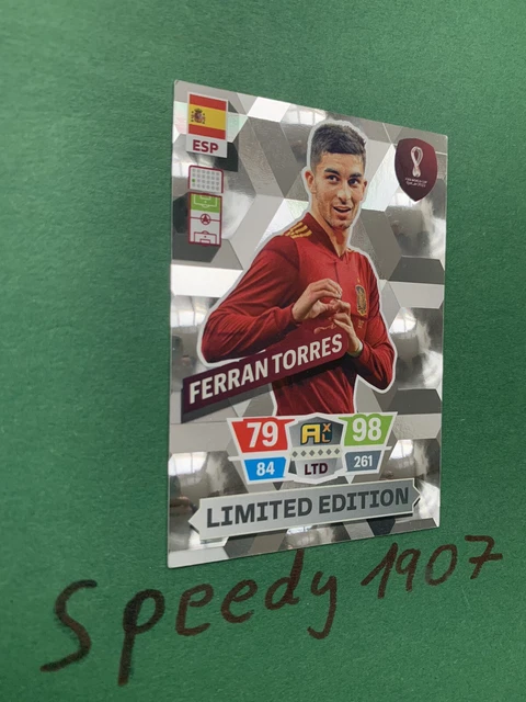 PANINI FIFA WORLD Cup Qatar 2022 Limited Edition Torres Spain 22 Not Road EUR 14,99 - PicClick FR