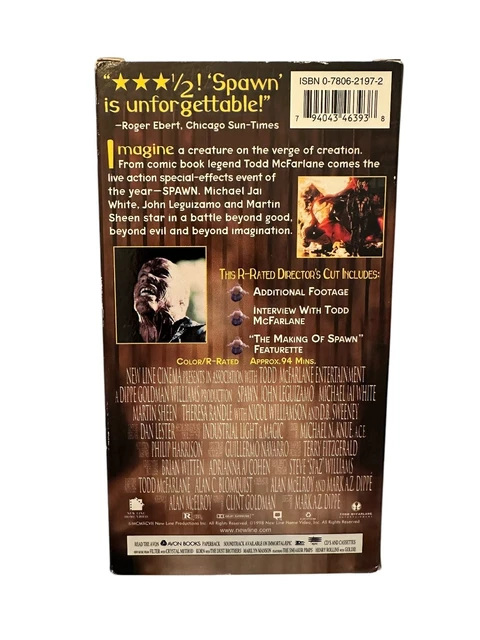 SPAWN VHS 1997 Horror Director's Cut Widescreen Collector's Edition Lobby Card £7.95 - PicClick UK