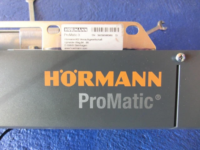 GARAGENTORANTRIEB GARAGENTORÖFFNER HÖRMANN Promatic 3 komplett mit 2 ...