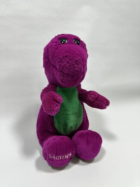BARNEY THE PURPLE Dinosaur Plush 1992 Lyons Group Golden Bear $17.75 ...