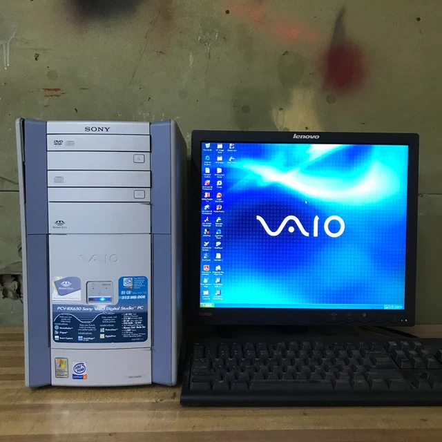 SONY VAIO PCV-RX650 PC Retro Gaming Pentium 4 1.60GHz 512MB RAM ...