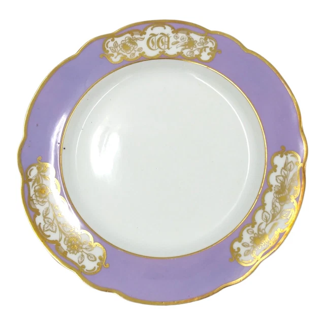 ANTIQUE C1833-1847 COPELAND Garrett Late Spode Felspar Purple Porcelain ...