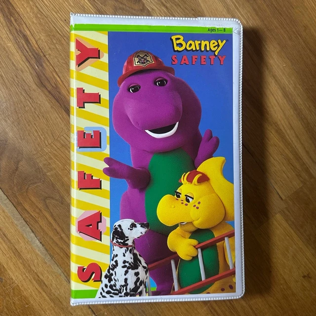 BARNEY SAFETY VHS 1995 Kids Educational Original Release Lyons Group $6 ...