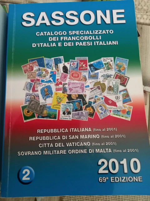 CATALOGO SASSONE 2010 Prima E Seconda Edizione EUR 9,99 - PicClick IT