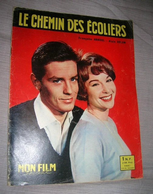 ROMAN PHOTOS- LE CHEMIN DES ECOLIERS- Alain Delon - Lino Ventura ...