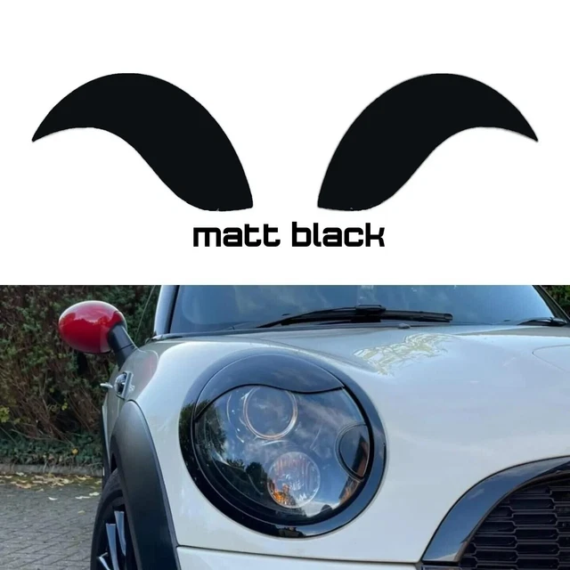 MINI COOPER S Jcw R56 Noir Mat Phare Angry Eye Housses Tous Modèles ...