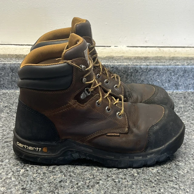 CARHARTT 6'' RUGGED Flex Brown Work Boots Composite Safety Toe | Men’s ...