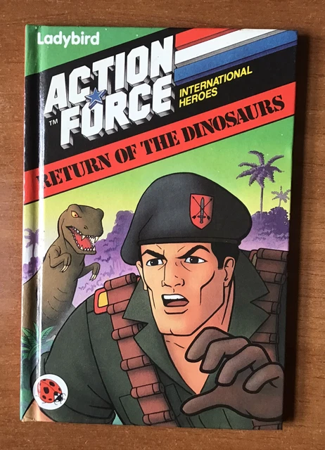 ACTION FORCE: RETURN Of The Dinosaurs, Hardback, GI JOE, Ladybird, 1987 £2.99 - PicClick UK