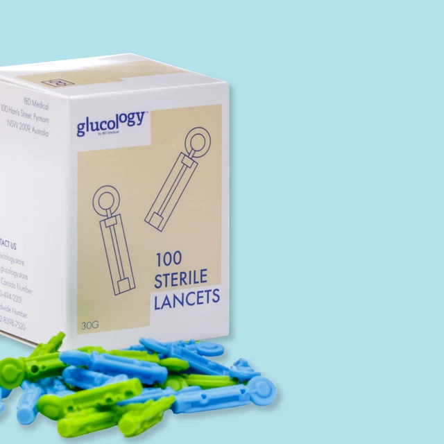 STERILE LANCETS 30G for Blood Glucose Testing | Available in 100 200 ...