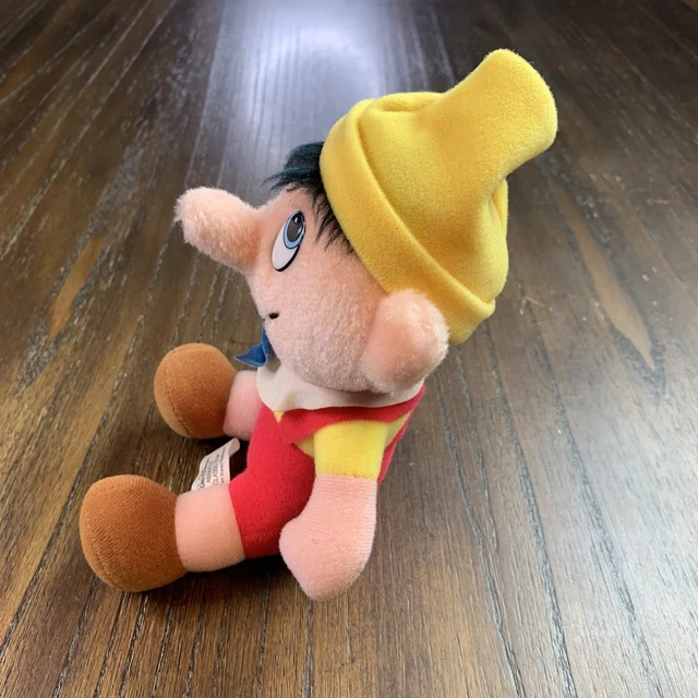 PINOCCHIO WALT DISNEY Animated Film Classic Vintage Plush Stuffed Doll ...