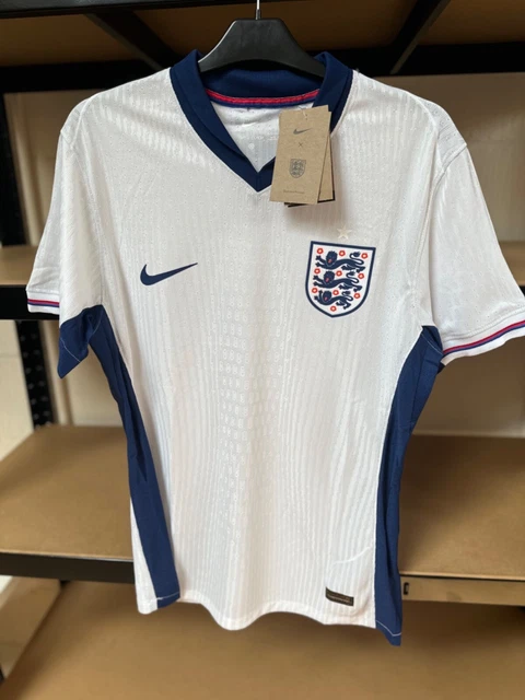 ENGLAND HOME FOOTBALL Shirt Euro 2024 - Slim fit - Player Version - Size Large EUR 35,11 ...