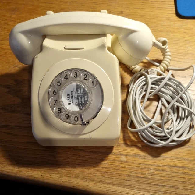 OLD GPO/BT FASHIONED telephone in cream £16.15 - PicClick UK