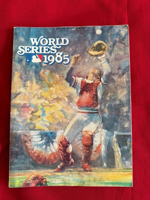 1985 MLB BASEBALL World Series programme officiel Cardinals Kansas City ...