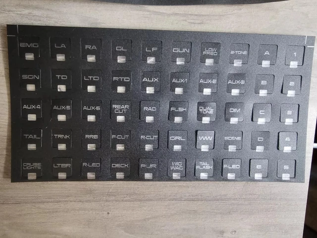 CODE 3 Z3 Siren Controller Button Legends Icons $50.00 - PicClick