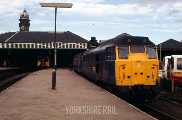 35MM RAILWAY SLIDE | Class 31 | 31409 | Scarborough | 1988 + copyright ...
