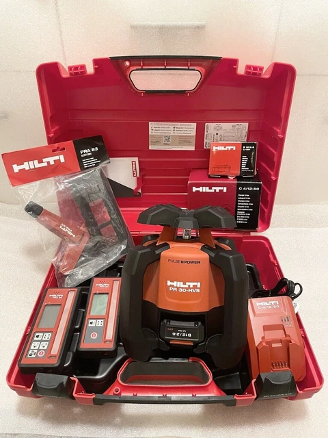 HILTI PR 30-HVS A12 Rotationslaser mit PRA30,PRA20 PRA 83,C4/12-50,B12 ...
