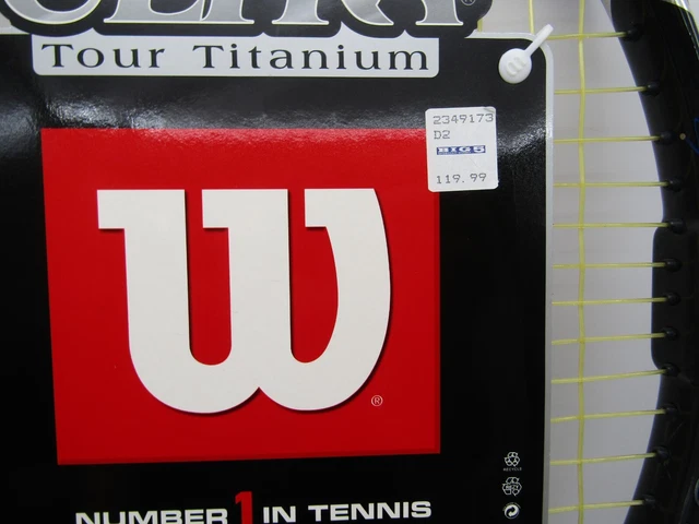 WILSON ULTRA TOUR Ti Tennis Racquet Titanium Graphite Soft Shock 4 3/8 ...