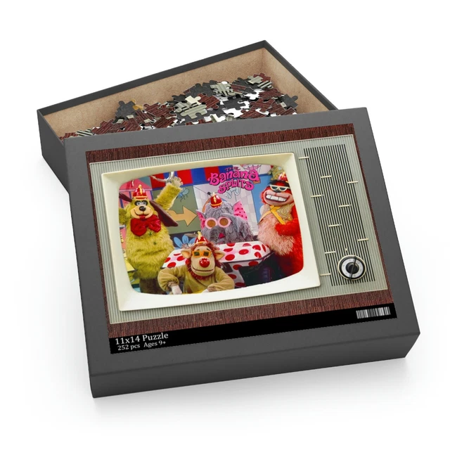 THE BANANA SPLITS TV Show Retro TV Design Jigsaw Puzzle 252 Piece 11" X ...