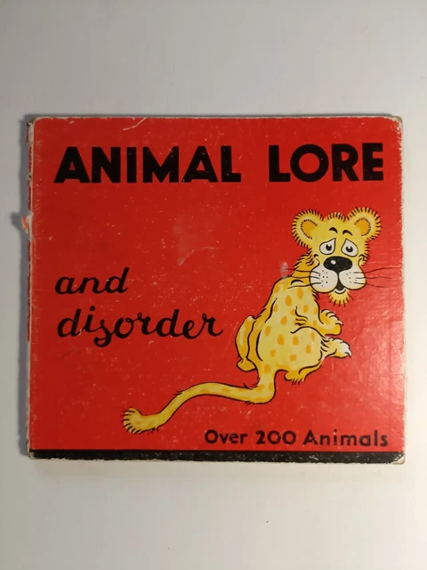 ANIMAL LORE AND Disorder by James Riddell vintage hardback Atrium Press ...