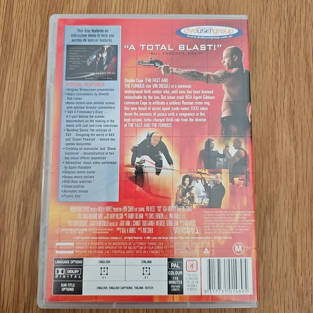 XXX COLLECTOR'S Edition (DVD, 2002) Vin Diesel Triple X $9.99 - PicClick AU