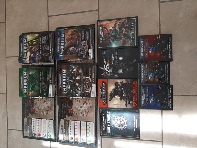 WARHAMMER 40K IMPERIUM magazine full issues lot 1-90 w Binders. + Extra ...