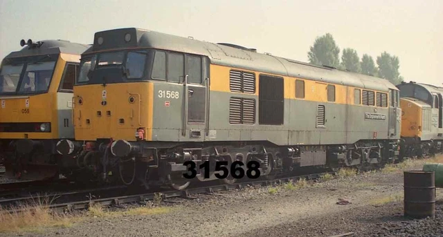 ORIGINAL 35MM BRITISH RAILWAY NEGATIVE OF 31568 AT WARRINGTON COPYRIGHT ...