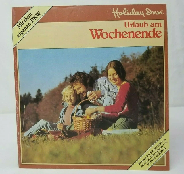VINTAGE GERMAN HOLIDAY Inn Brochure 1982 Weekend Guide Booklet Germany ...