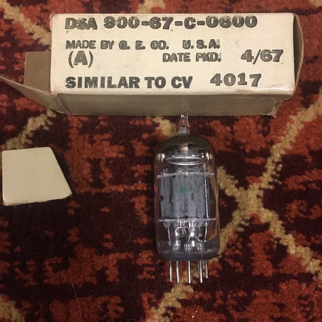 GE 5751 Military Vacuum Tube 12AX7 Tested Strong! £28.31 - PicClick UK