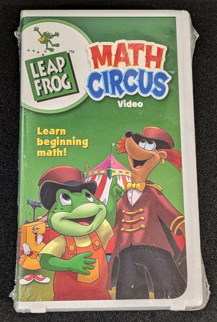 LEAPFROG: MATH CIRCUS (VHS, 2004) Brand New - Factory Sealed $10.99 ...