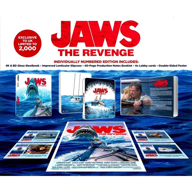 JAWS 3 (1983) : 4K UHD + Blu-ray + 3D UK STEELBOOK Collector's Edition | Presale £74.99 ...