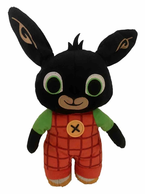 BING BUNNY PLUSH Soft Toy Talking with 15 Fun Phrases 30cm Tall BBC ...