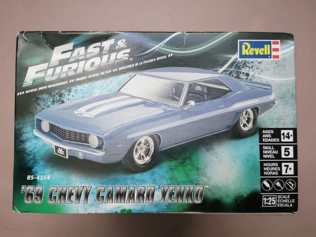 1969 CHEVY CAMARO Yenko Fast And Furious Revell #85-4314 1:25 gebraucht ...