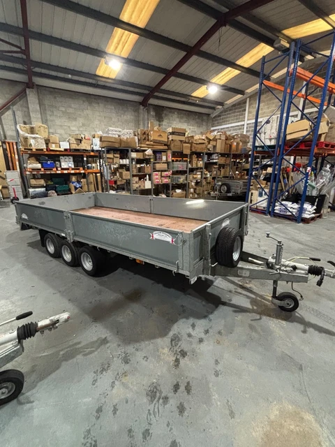 GRAHAM EDWARDS TRI Axle Flat Bed, drop side, Plant Trailer £3,576.70 ...