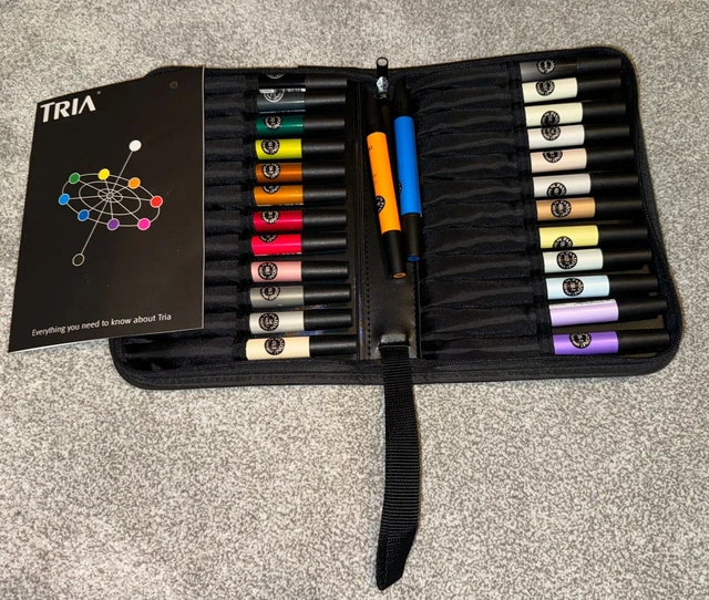 LETRASET TRIA PANTONE Marker Set, 26 pens, case - design/architecture ...