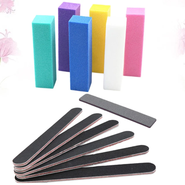 13 PCS NAGELBRETT Nagelfeilen Für Naturnägel Nagelpolierer Puffer ...