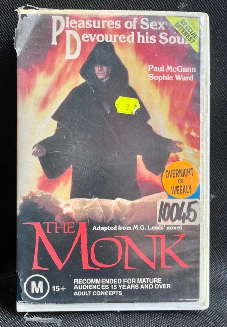 THE MONK RARE Australian Home Cinema Group Video VHS 90s Spanish Drama ...