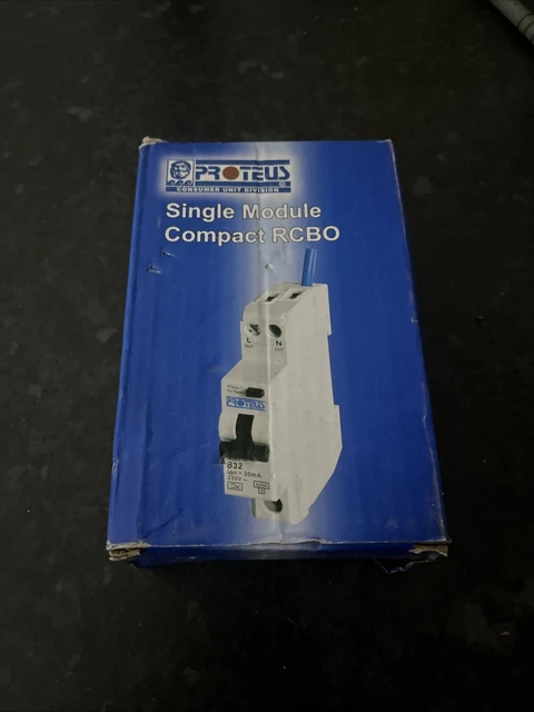 6MBRSPK PROTEUS 6AMP 30ma Compact Rcbo Type B £20.45 - PicClick UK