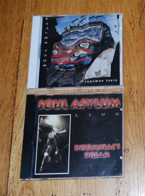 RARE PACK 2 CD SOUL ASYLUM "Runaway Train", "Insomniac's Dream" EUR 7 ...
