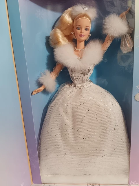 VINTAGE WINTER'S REFLECTION Barbie Doll Blonde 2002 Mattel 55682 NIB ...